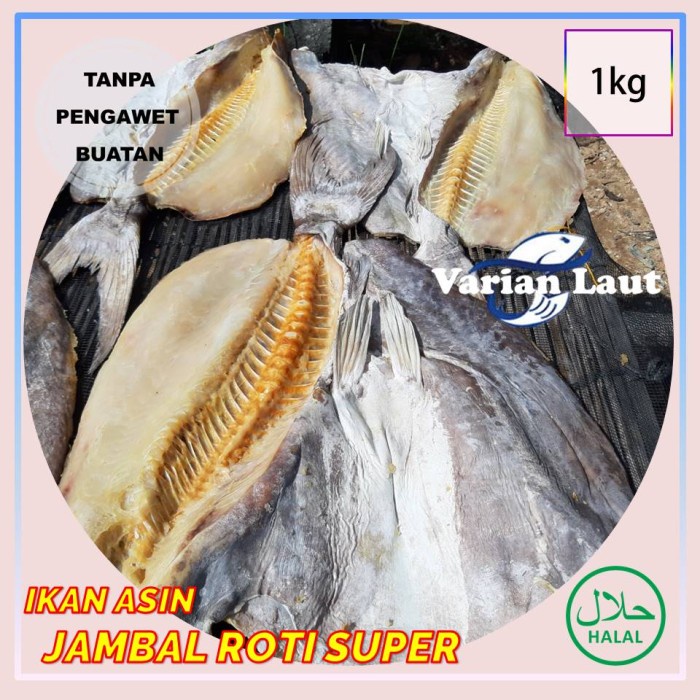 Jual IKAN ASIN JAMBAL ROTI MANYUN PREMIUM 1 KG | Shopee Indonesia