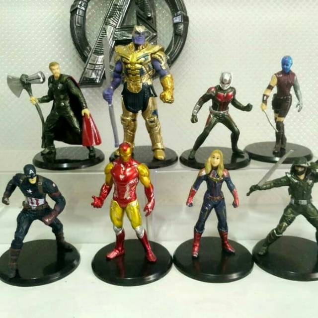 Jual Avengers end game figure topper set 8 bh | Shopee Indonesia
