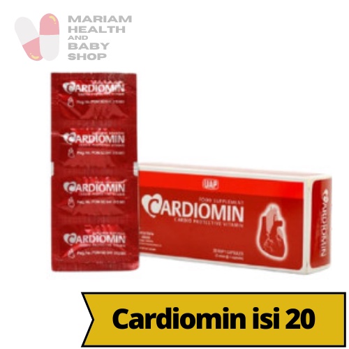 Jual [ EXP Agustus 2025] Cardiomin Box Isi 20 Kapsul | Shopee Indonesia
