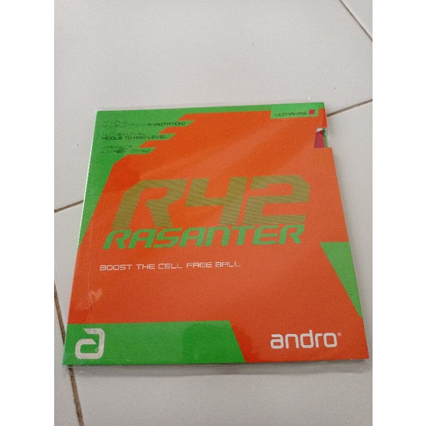 Jual KARET TENIS MEJA ANDRO RASANTER R42 ORIGINAL | Shopee Indonesia