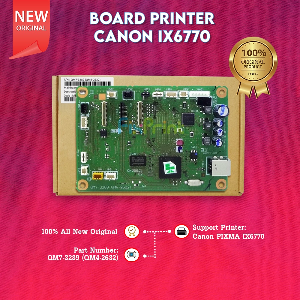 Jual Board Printer Canon IX6770, Mainboard IX 6770, Motherboard Canon ...