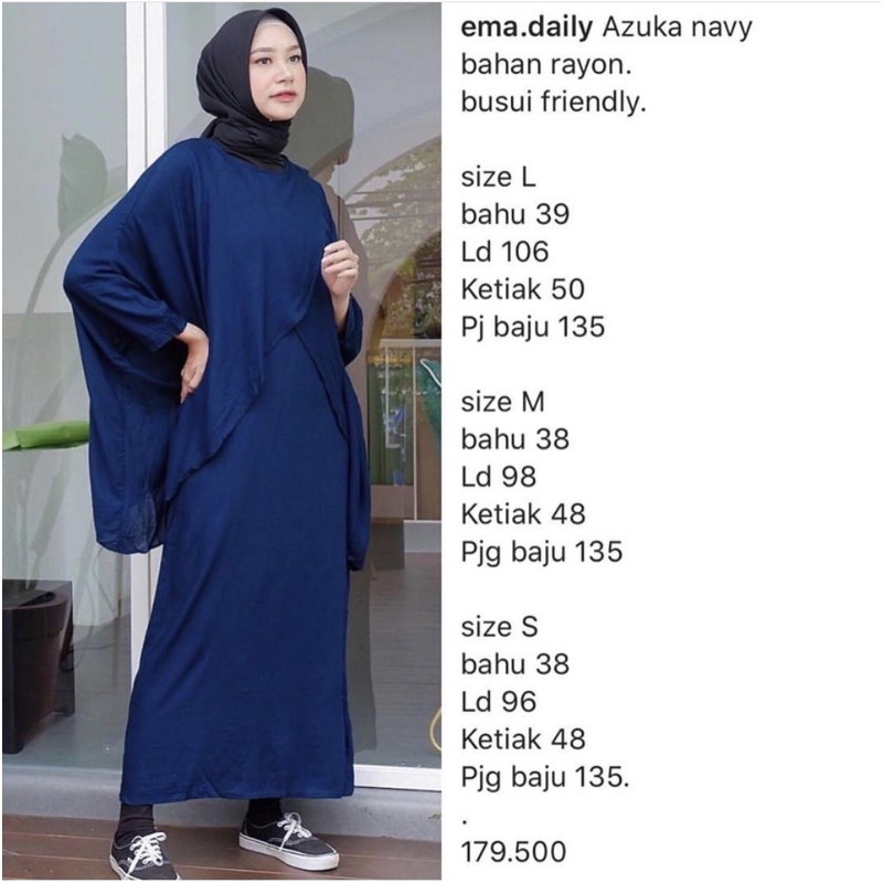 Jual Alula Navy by Ema daily | Shopee Indonesia