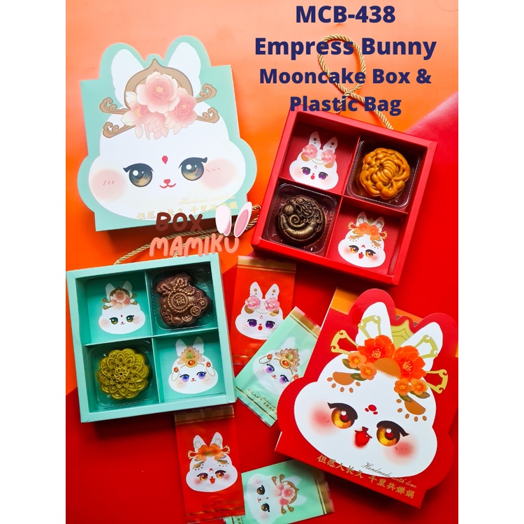 Jual Box Mooncake Isi 5 Kotak Empress Bunny MCB-438 50gr 65gr 75gr 80gr ...