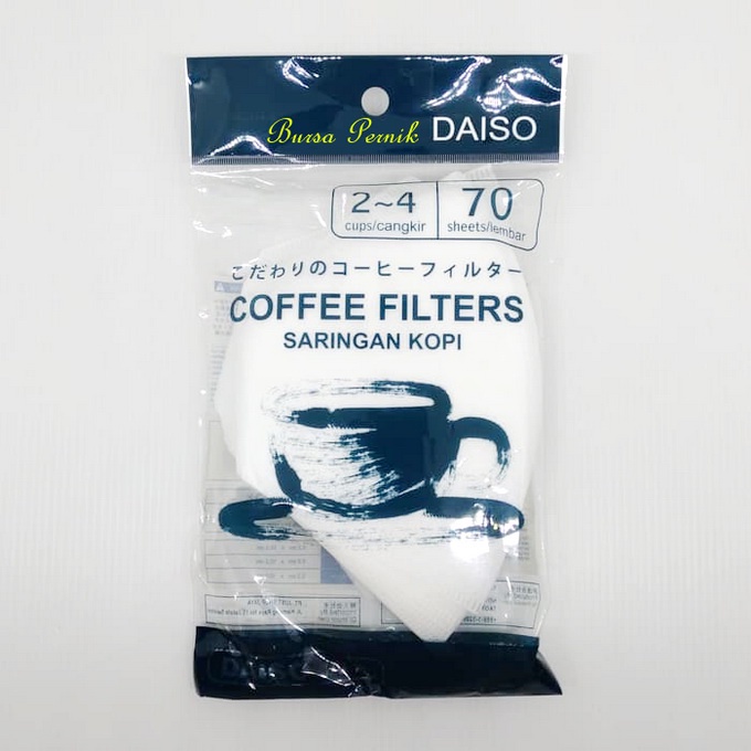 Jual Kertas Saringan Filter Kopi Daiso 2-4 Cangkir / Coffee Filters ...