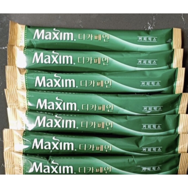 Jual MAXIM DECAFFEINATED COFFEE MIX PER SACHET | Shopee Indonesia