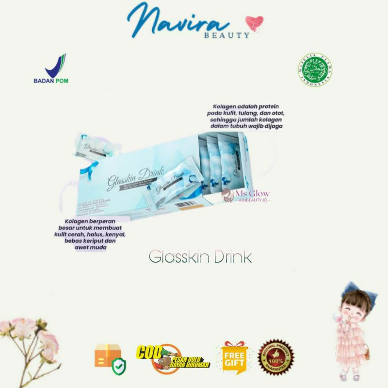 Jual (MS GLOW) Glasskin Drink Ms Glow Glaskin Drink Beauty Drink Ms Glow | Glasskin Drink ...
