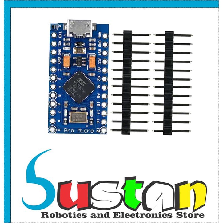 Jual Arduino Pro Micro ATmega32U4 5V 16MHz - Mini Leonardo | Shopee ...