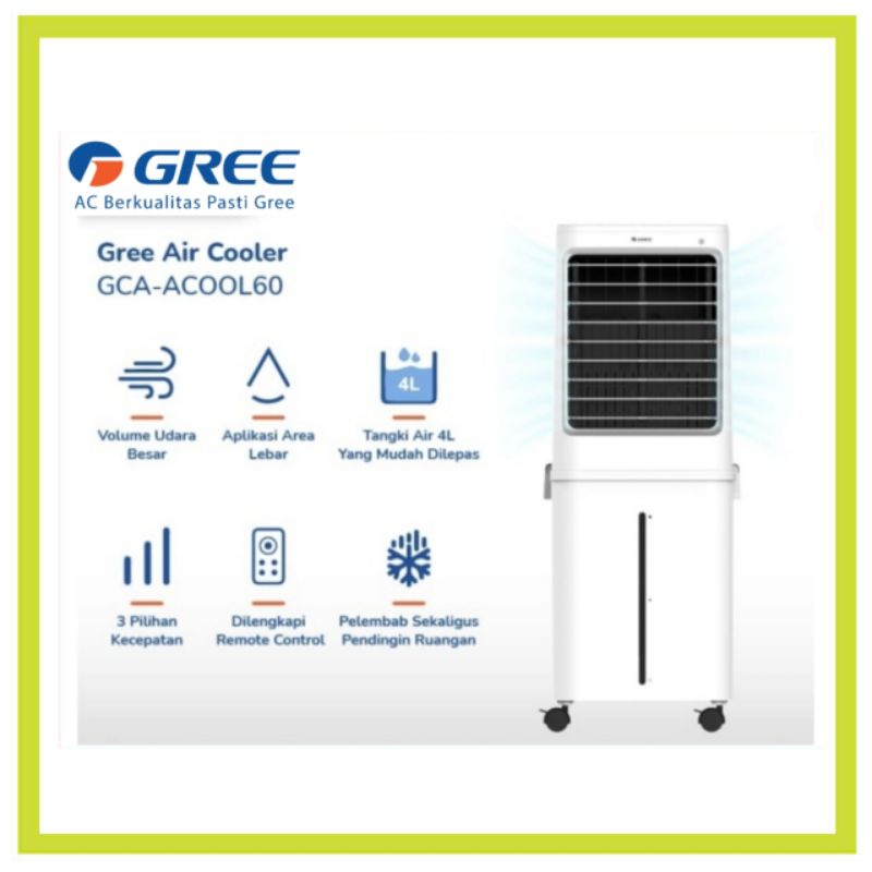 Jual Gree Air Cooler GCA-ACOOL60 Pendingin Ruangan 60 Liter 60L GCA ...