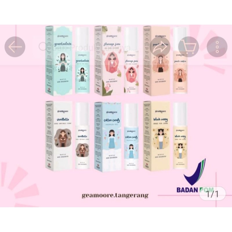 Jual geamore addicted parfum series 5ml | Shopee Indonesia