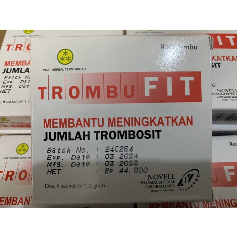 Jual TROMBUFIT 6 sahcet / trombofit / trombosit | Shopee Indonesia