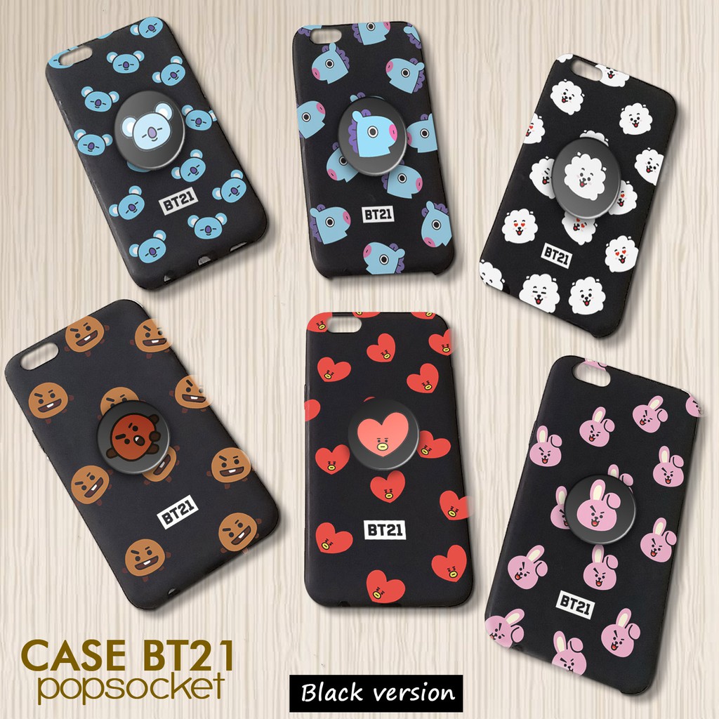 Jual Case BTS Char Popsocket Premium Black Version Ready Semua Tipe HP ...