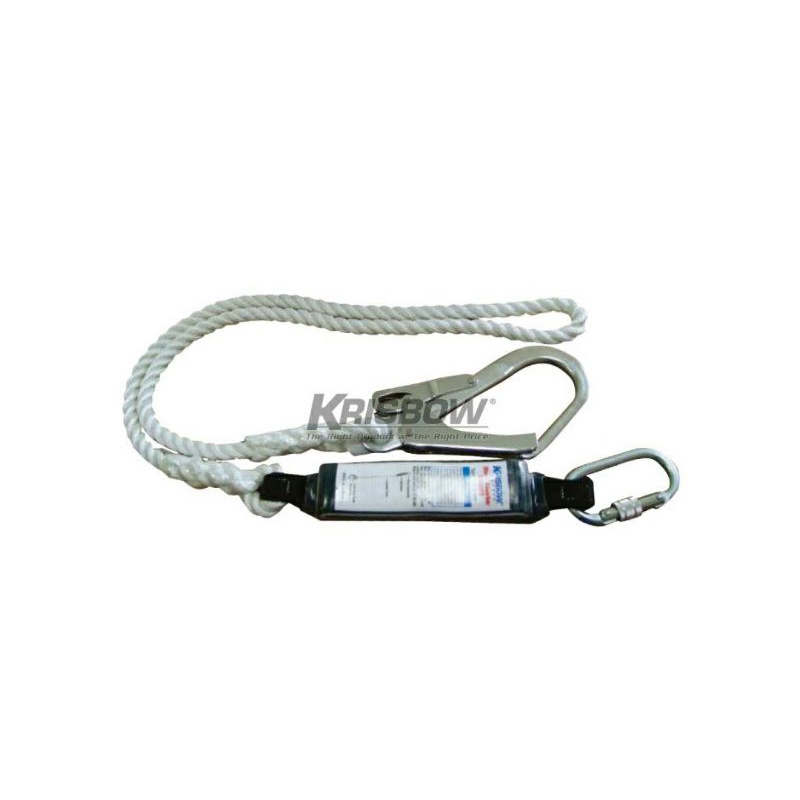 Jual KRISBOW Tali Pengaman / Safety Belt Dengan Absorber / LANYARD ROPE ...