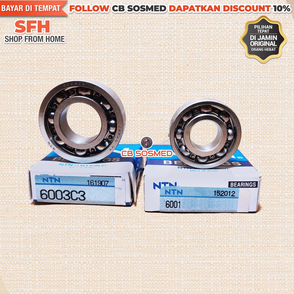 Jual Bearing Transmisi CRF150L K84 Laher Rasio CRF 150L K84F Laker Crankcase Kanan Kiri CRF 150 ...
