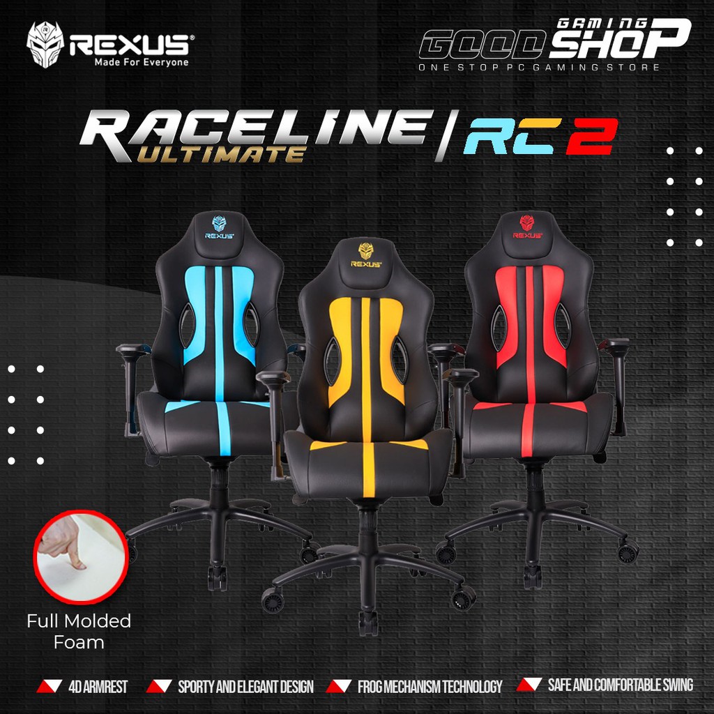 Jual Rexus RC2 Raceline Ultimate - Gaming Chair | Shopee Indonesia