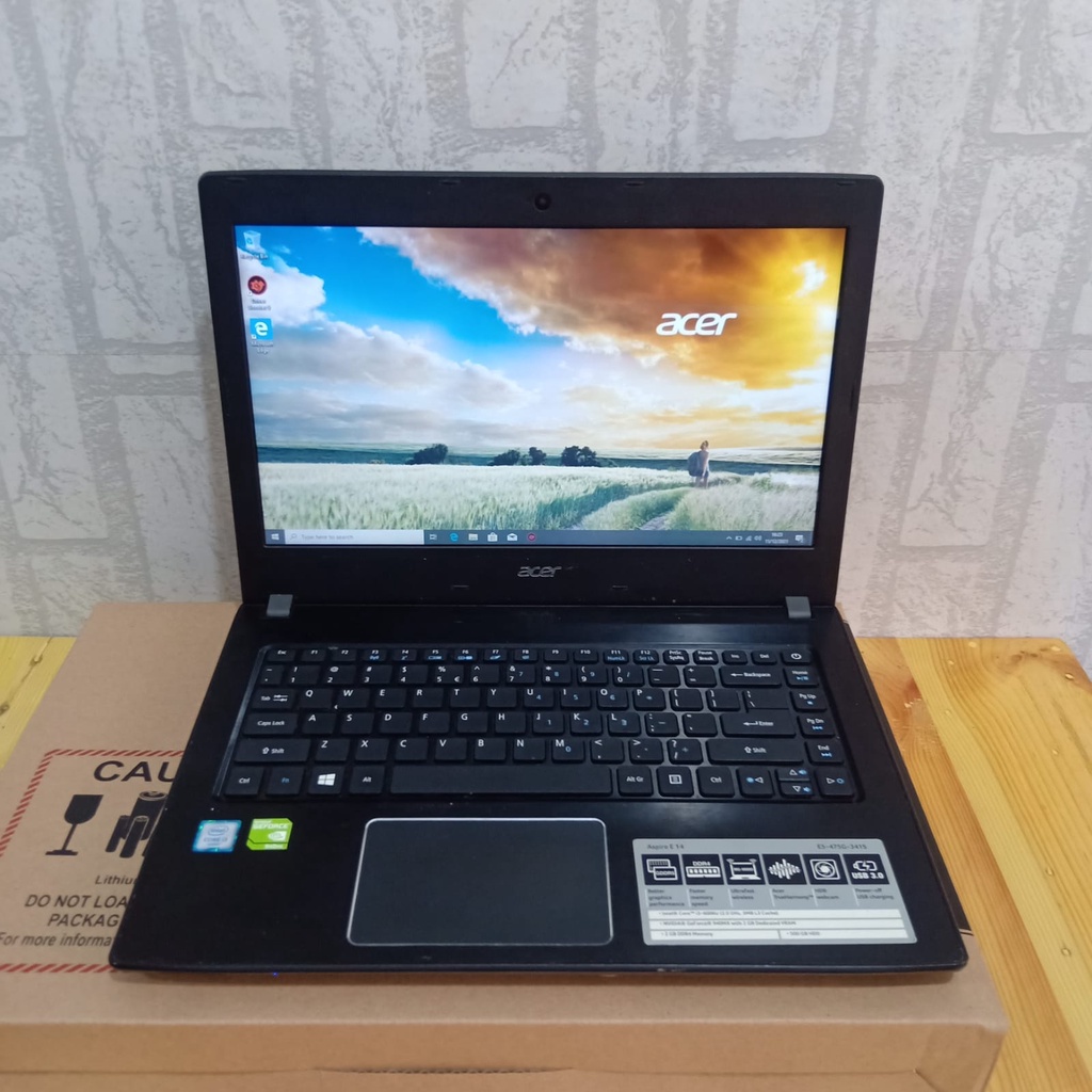 Jual Laptop Acer Aspire E5-475G, Core i3-6006U, Gen 6th, Double Vga, Nvidia Geforce 940MX 2 GB ...