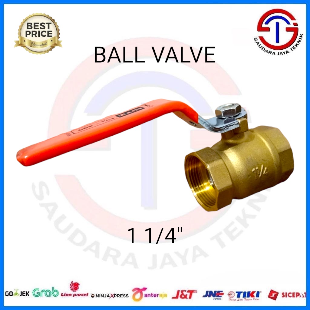 Jual Stop Kran Ball Valve KITZ KOREA 1/2, 3/4, 1 inch | Shopee Indonesia