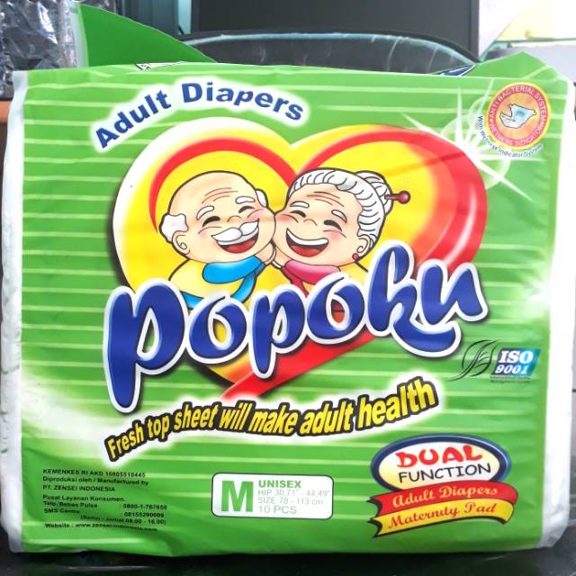 Jual Popoku Adult diapers M 10 | Shopee Indonesia