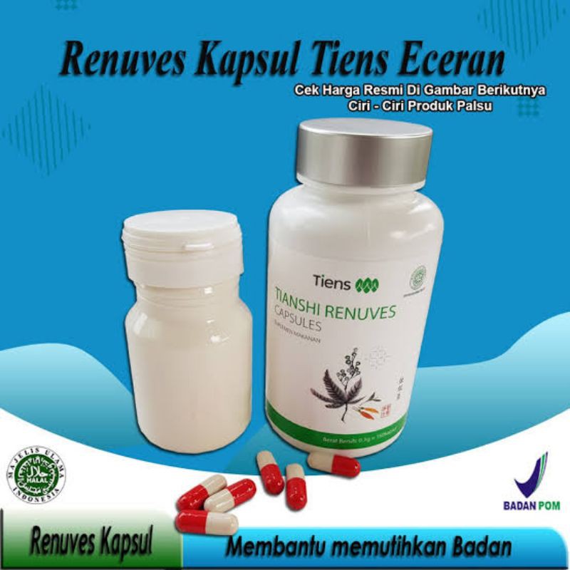 Jual [ Tiens ] TERMURAH !!! Produk Original RENUVES CAPSULE kesehatan ...