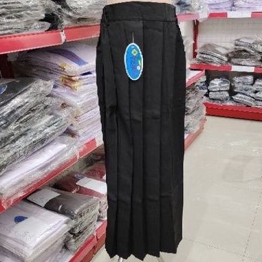 Jual ROK HITAM PANJANG Rok Rempel Hitam Panjang / Seragam Sekolah SD SMP SMA Rok Hitam Panjang ...