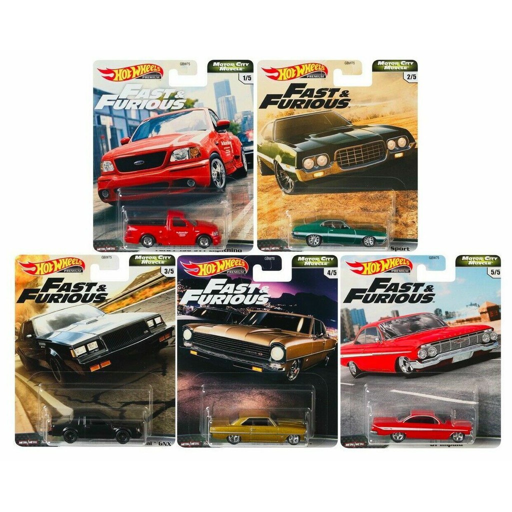Jual Hot Wheels FNF Fast and Furious Motor City Muscle ford F150 torino ...