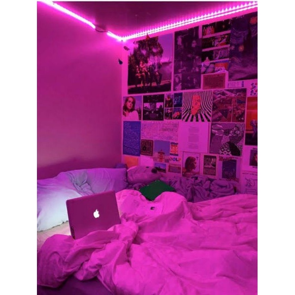 Jual Lampu Hias Kamar Wanita LED Strip 5 Meter Ruangan Kamar Plafon ...