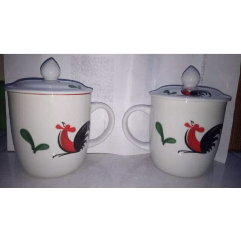 Jual mug keramik ayam jago | Shopee Indonesia