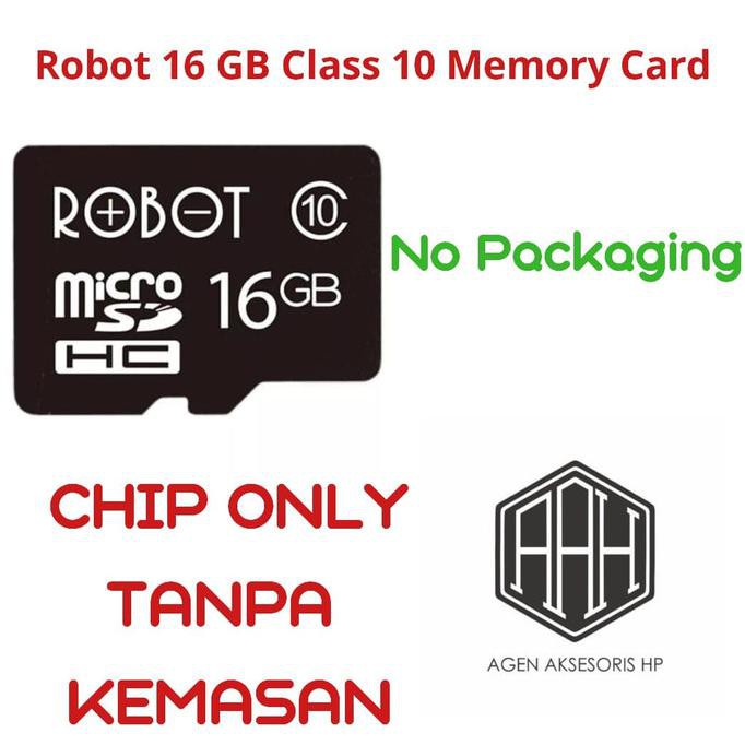 Jual ROBOT 16GB CLASS 10 TF CARD CHIP ONLY MICROSD ROBOT 16GB TANPA ...