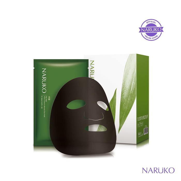 Jual Naruko Tea Tree Shine & Control Blemish Clear Mask (1 Box ...