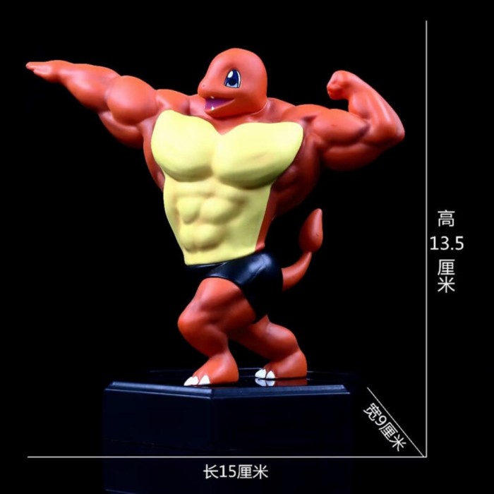 Jual Action figure pokemon muscle charmander - mainan anak koleksi ...