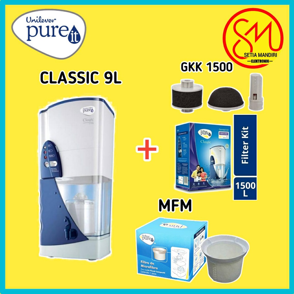 Jual UNILEVER PURE IT Classic 9L - PUREIT Classic 9 Liter - Original ...