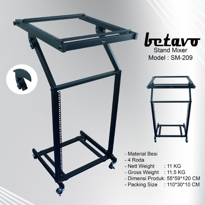 Jual RAK ACCESORIS AUDIO PORTABLE UNTUK MIXER POWER DAN LAIN LAIN ...