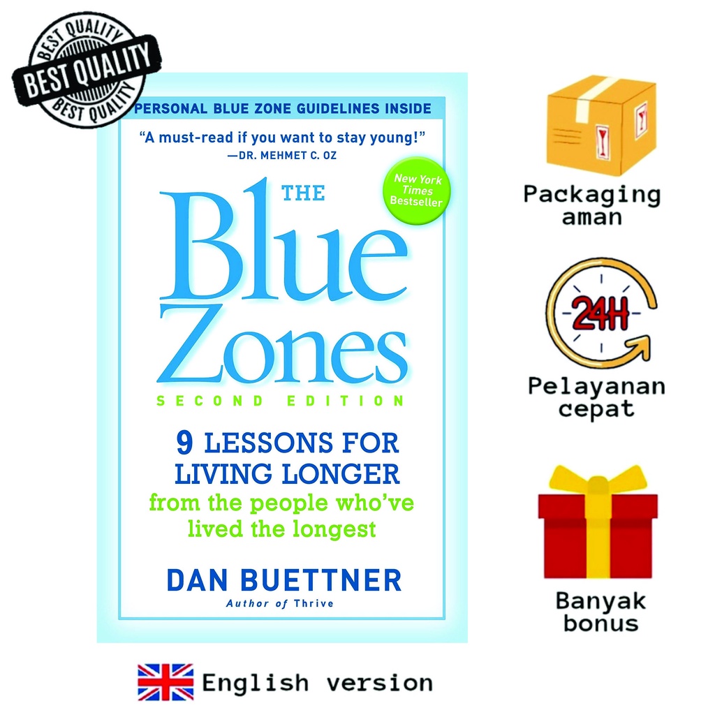 Jual The Blue Zones: Lessons for Living Longer From the People Who've ...
