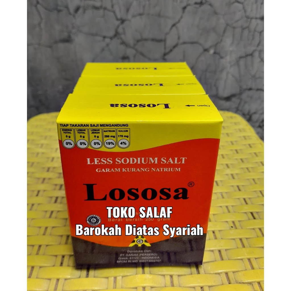 Jual Garam Lososa 250 gr Garam Rendah Natrium Sodium Sehat Untuk Masak ...