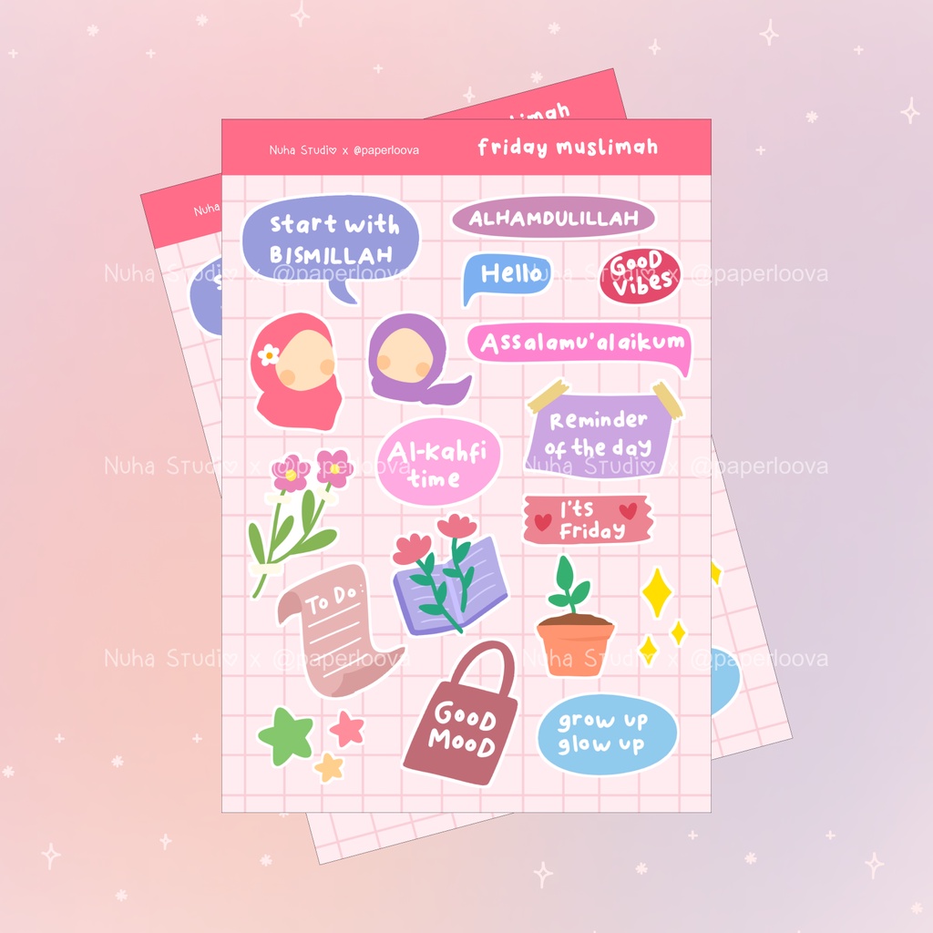 Jual Sticker by paperloova | Friday Muslimah Muslimah Jumat Manhaj ...