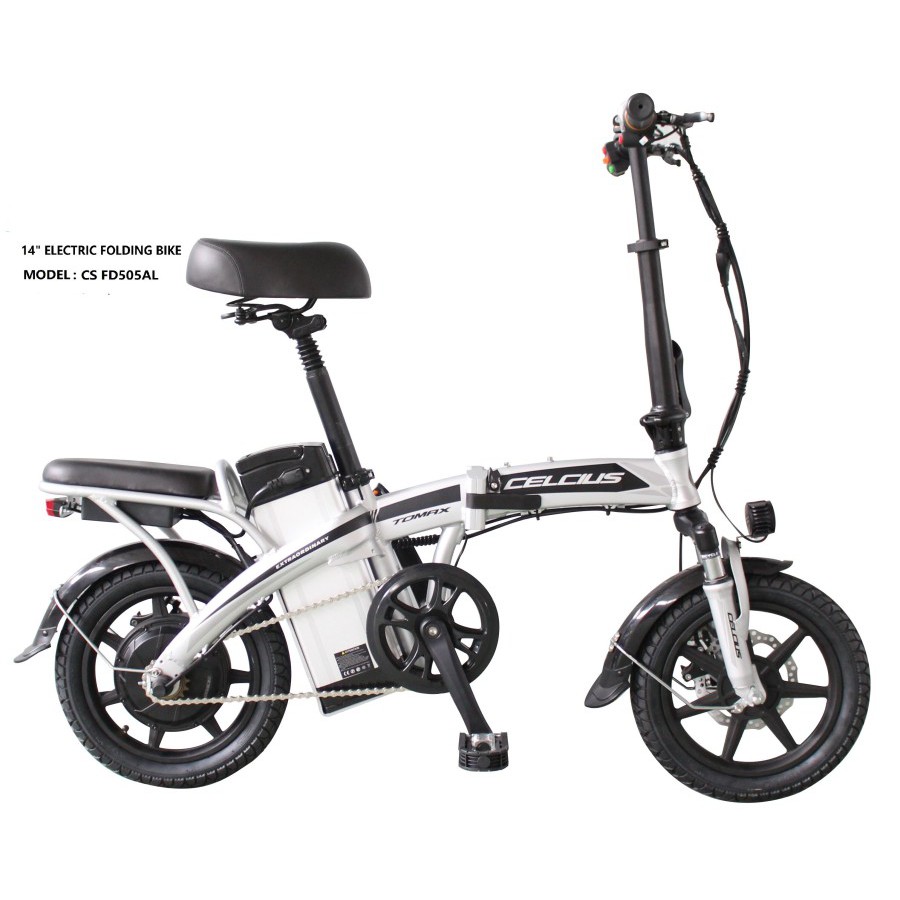 Jual Sepeda Lipat Listrik Elektrik Celcius Tomax 14Inch ( E-Bike ...