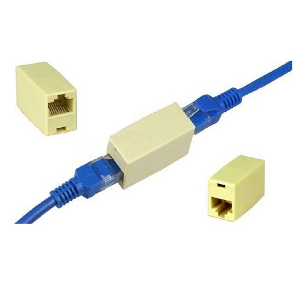 Jual RH-MDN Barel konektor RJ45 female - female / penyambung kabel LAN ...