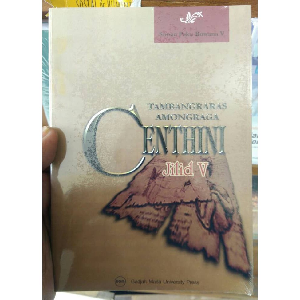 Jual CENTHINI TAMBANGRARASAMONGRAGA JILID V Sunan Paku Buwana V ...