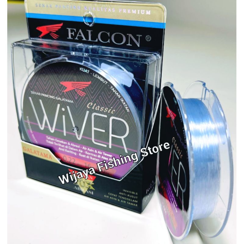 Jual Senar Pancing Falcon Wiver 150m ANTI KERITING DAN MUDAH TENGGELAM ...