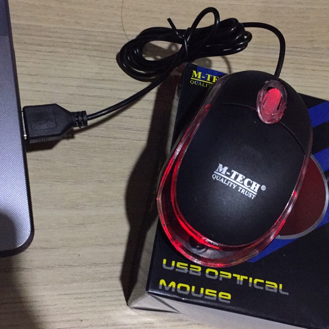 Jual M Tech Usb Optical Mouse Shopee Indonesia