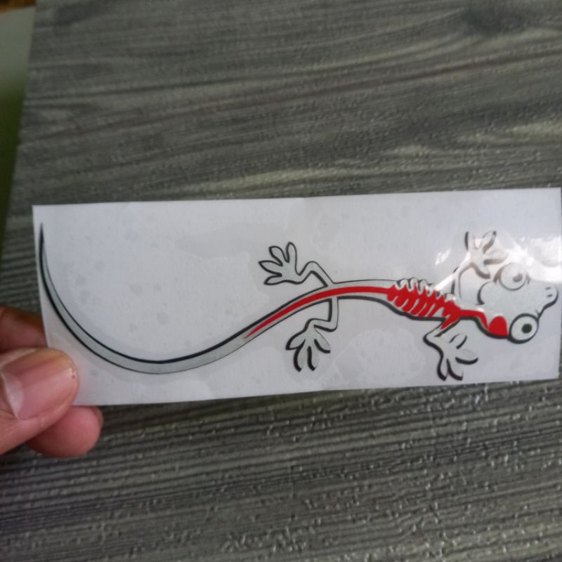 Jual STICKER TENGKORAK CICAK CUTTING STICKER CUTTING MOTOR CUTTING ...