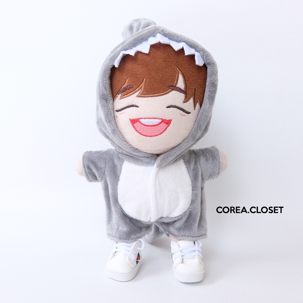 Jual READY STOCK 20cm Kpop Doll Costum - Sangeo Oneset Grey shark ...