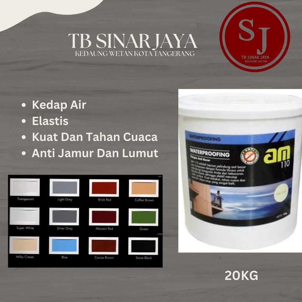 Jual AM 110 WATERPROOFING CAT PELAPIS ANTI BOCOR / KEDAP AIR 20KG ...