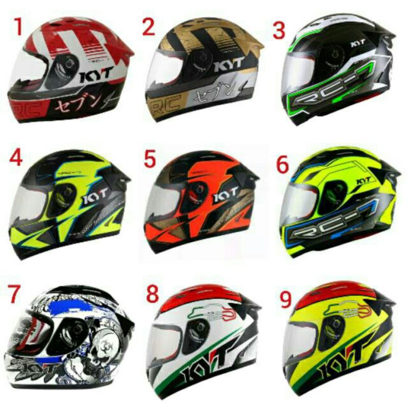 Jual HELM FULLFACE KYT RC7/KYT RC SEVEN MOTIF/HELM SNI KYT RC7 | Shopee ... Jual HELM FULLFACE KYT RC7/KYT RC SEVEN MOTIF/HELM SNI KYT RC7 | Shopee ...