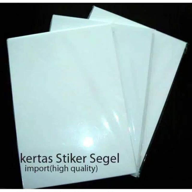Jual 10 Lbr BAHAN KERTAS STICKER SECURITY, stiker PECAH TELOR, SEGEL ...