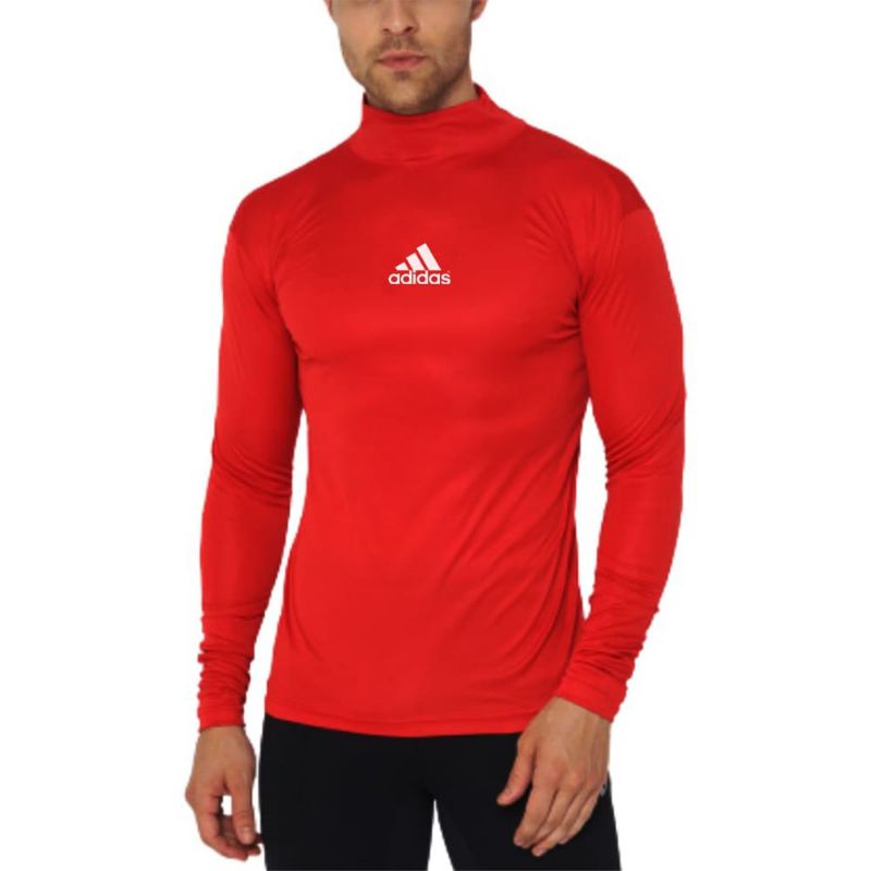 Jual Manset Olahraga Pria Lengan Panjang Manset Baju Warna Merah ...