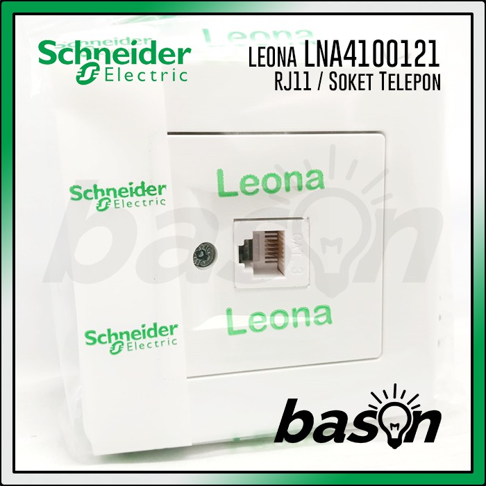 Jual SCHNEIDER Leona RJ11 Telephone Socket - Single Telephone Outlet ...