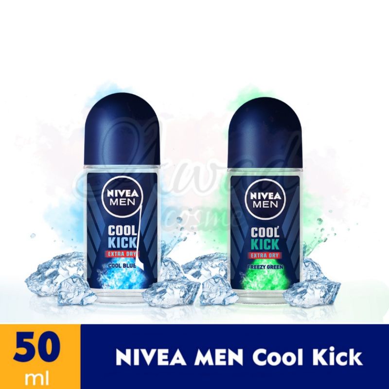 Jual NIVEA MEN Deodorant Cool Kick Extra Dry Cool blue / Freezy Green ...