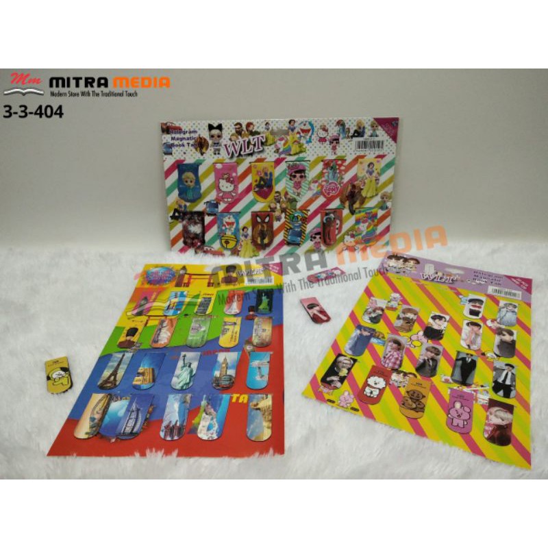 Jual CLIP MAGNET BOOK / KLIP MAGNET BUKU / PENJEPIT BUKU / PEMBATAS ...