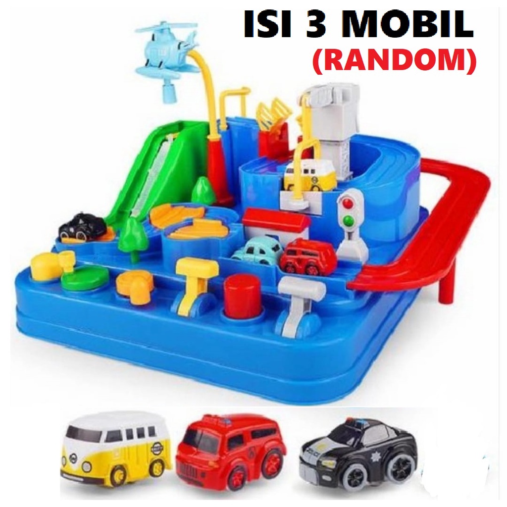 Jual MAINAN ANAK ISI 3 CAR MOBIL PARKING LOT BRAIN GAME SIMULASI ...