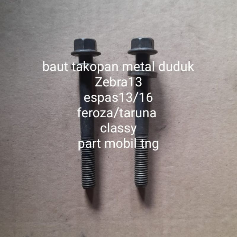 Jual Baut Bolt Takopan Metal Duduk Zebra 13 Espas 13/16 Froza/Taruna ...